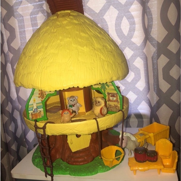 Toys | Vintage 1984 Star Wars Return Of The Jedi Ewok Family Tree House ...